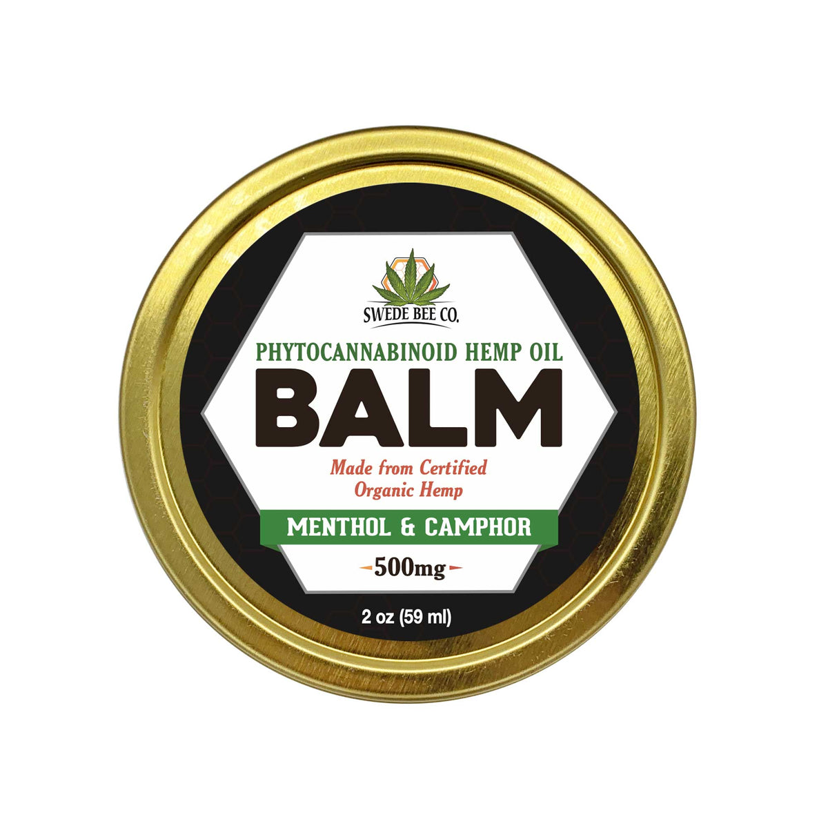 Premium Full Spectrum Hemp Balm with Menthol & Camphor 500mg – Swede ...